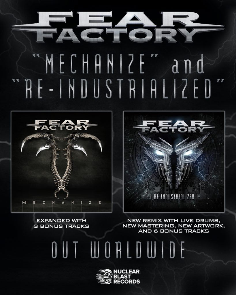 Re-Industrialized and Mechanize out worldwide! - Fear Factory